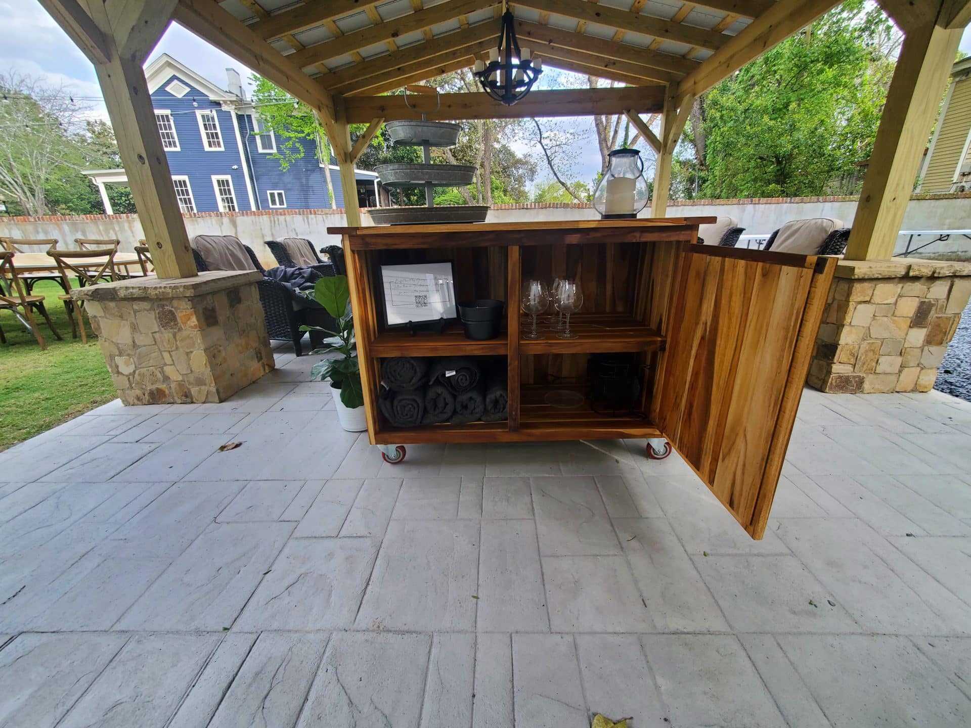 Outdoor Teak Buffet | Georgia Artisan